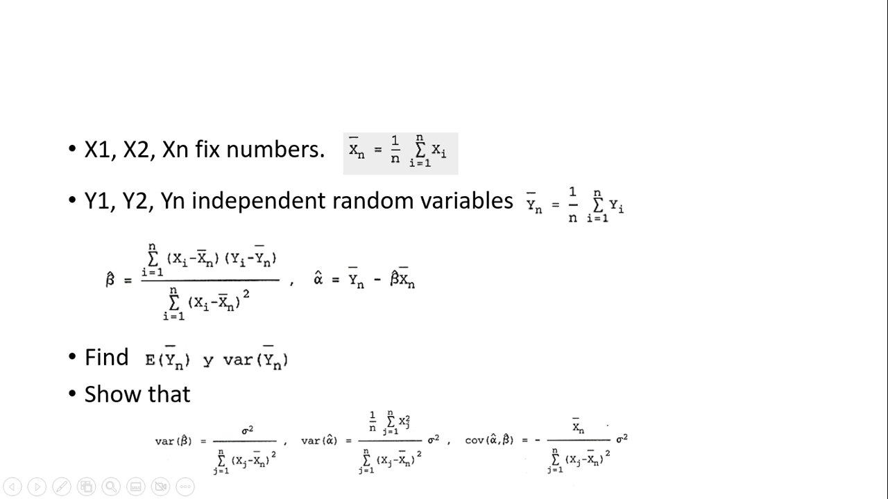 Solved - X1,X2,Xn fix numbers. xˉn=n1∑i=1nxi - Y1,Y2,Yn | Chegg.com