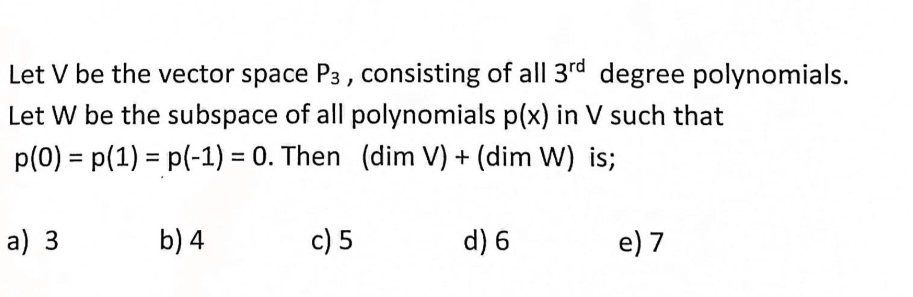 Solved Let V ﻿be the vector space P3, ﻿consisting of all | Chegg.com
