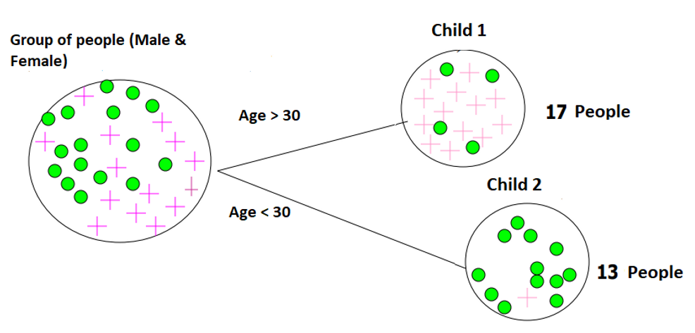 Solved Let's consider an example: A group of 30 people, both | Chegg.com