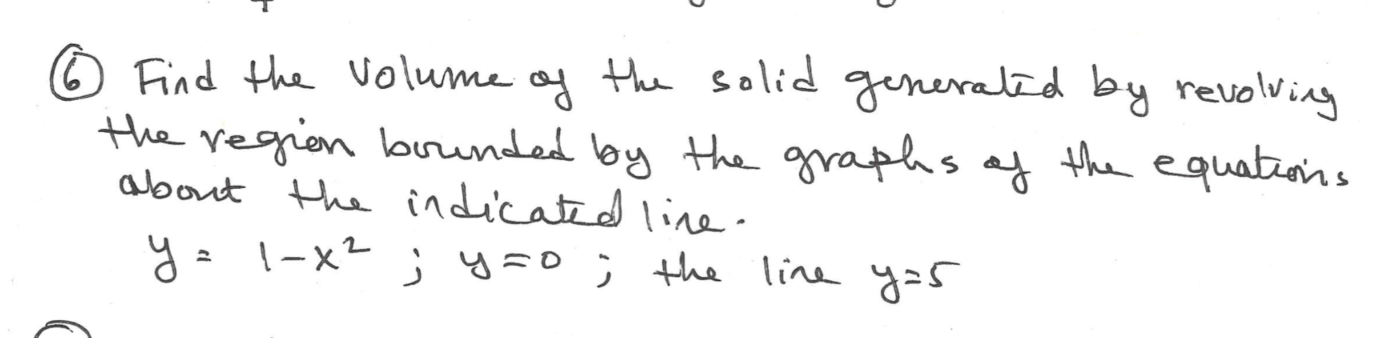 Solved © Find the volume of the solid generated by revolving | Chegg.com