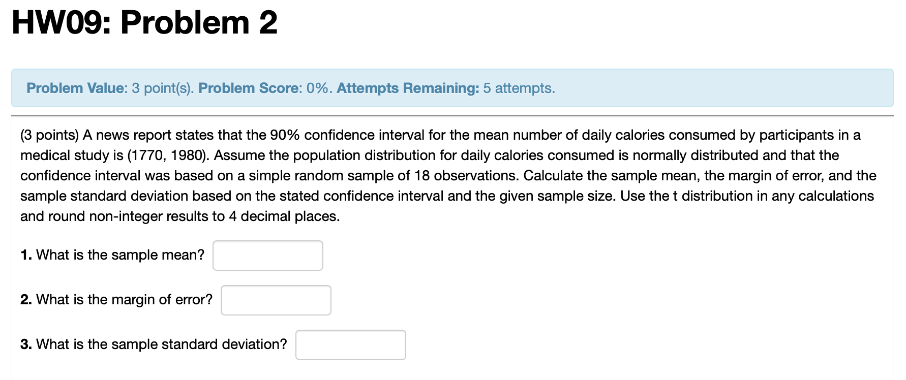 Solved HW09: Problem 2 Problem Value: 3 point(s). Problem | Chegg.com