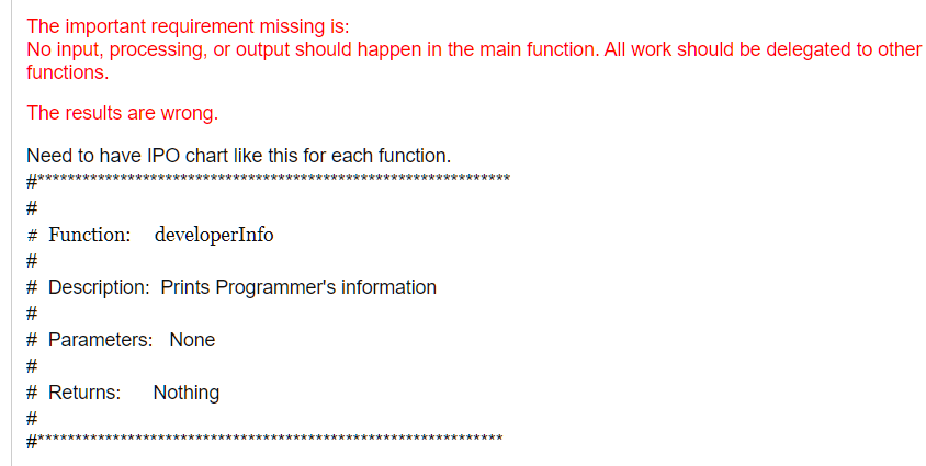 I am stuck. This code is wrong. The feedback from | Chegg.com