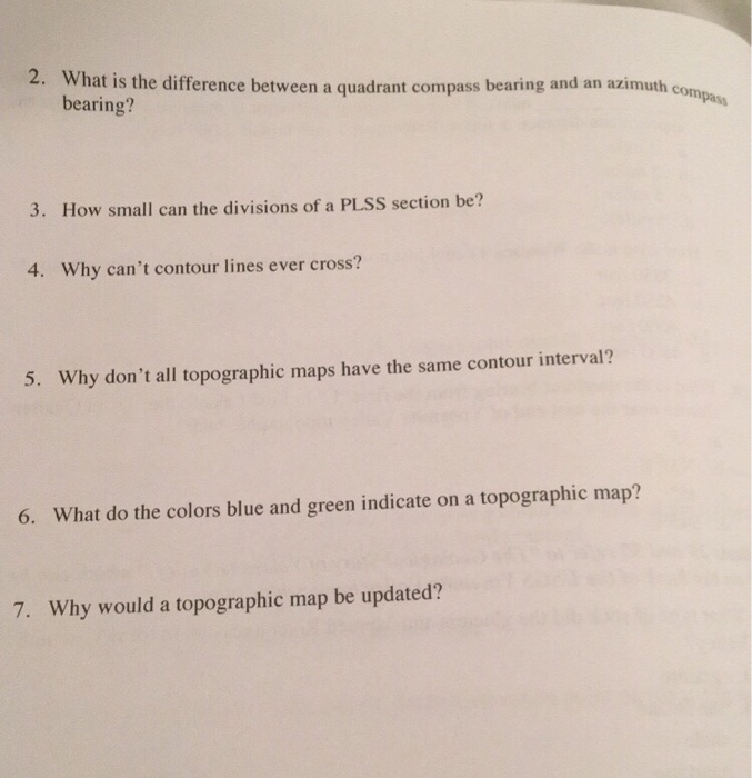 Solved at is the difference between a quadrant compass | Chegg.com