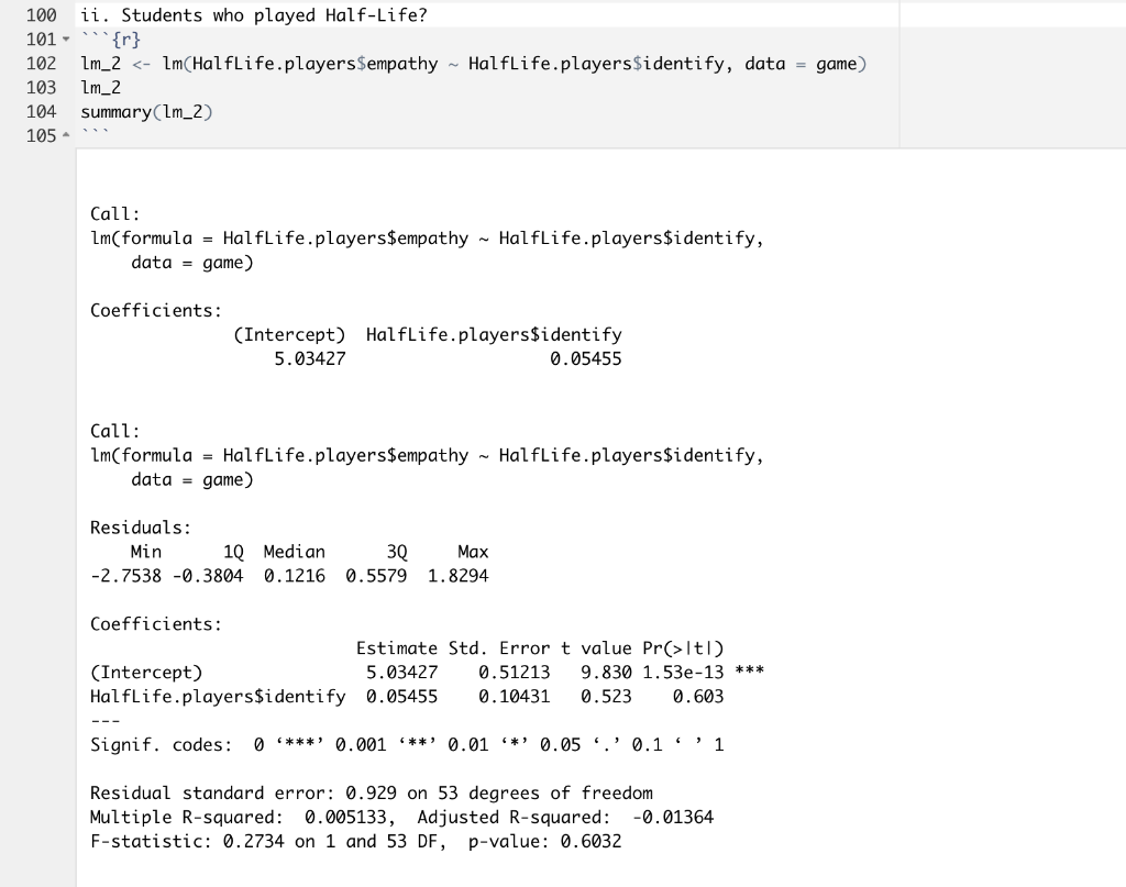 Solved 56 3. To study the relationship between video games | Chegg.com