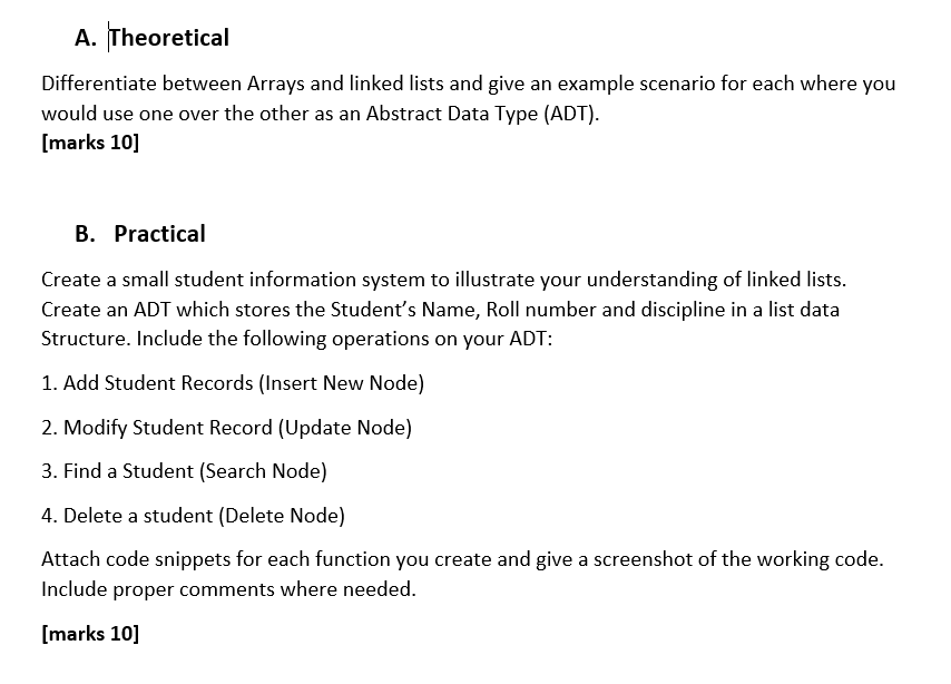 Solved Part A is theoretical. Please do as told in the | Chegg.com