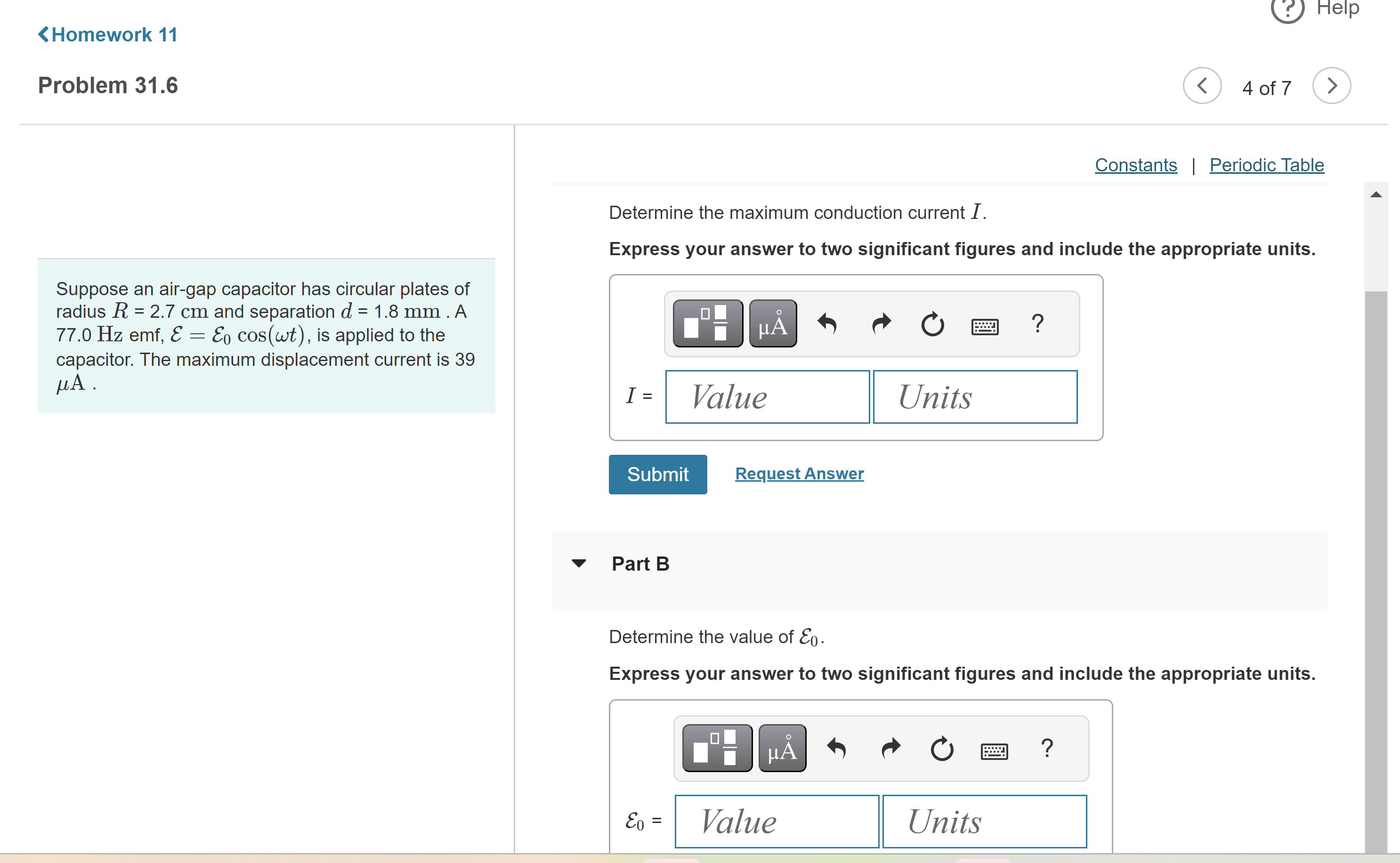 Solved Determine the maximum conduction current I. Suppose | Chegg.com