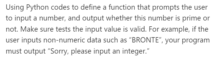 Solved Using Python Codes To Define A Function That Prompts 2881