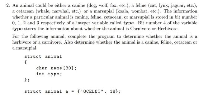 In C, please! I am thinking you need to input what | Chegg.com