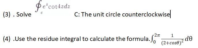 Solved (3) . ﻿SolveC: The unit circle | Chegg.com