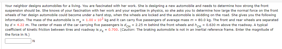 Solved Your neighbor designs automobiles for a living. You | Chegg.com