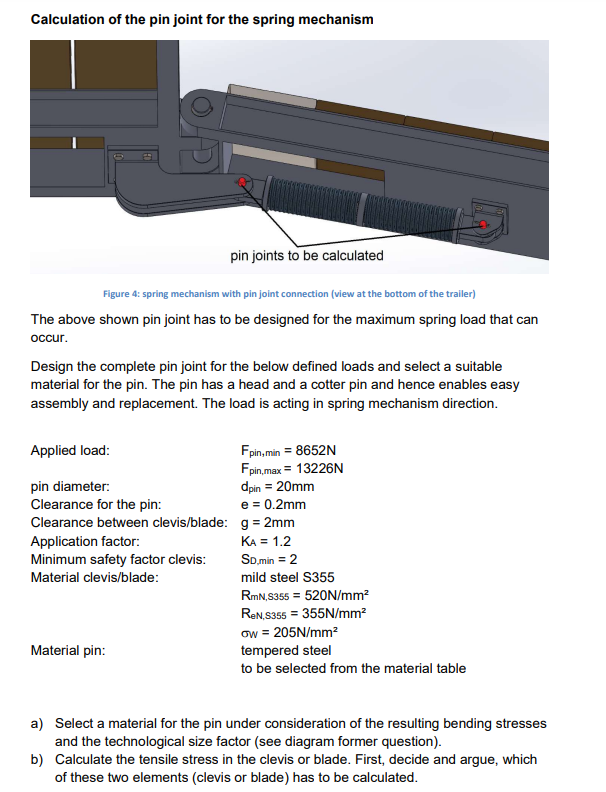 Solved Part 2: Calculation of machine elements (90 points) | Chegg.com