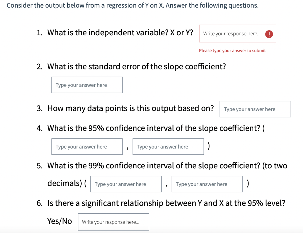 Solved Fill in the Blanksonsider the output below from a | Chegg.com