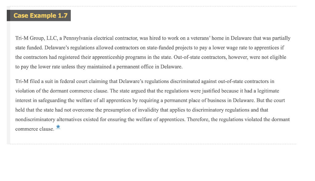 Solved The United States Supreme Court has made it clear | Chegg.com