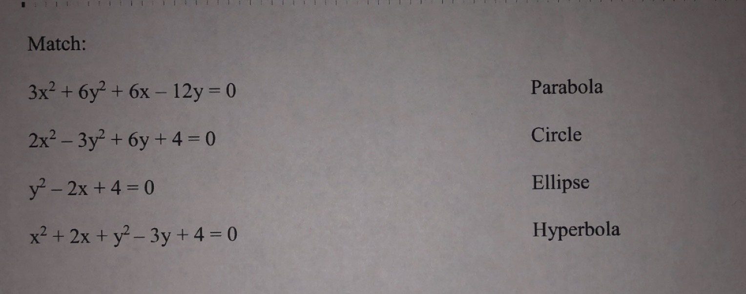 Solved Match: | Chegg.com