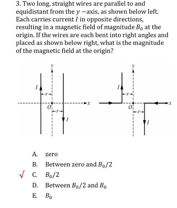 Solved 3. Two long, straight wires are parallel to and | Chegg.com