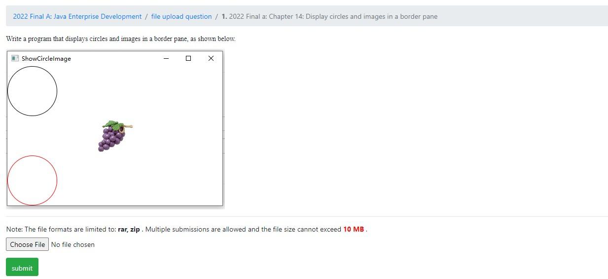 Solved 2022 Final A: Java Enterprise Development / file | Chegg.com