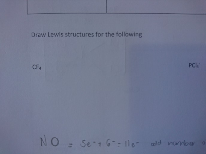 Solved Draw Lewis structures for the following PCl4 CFA | Chegg.com