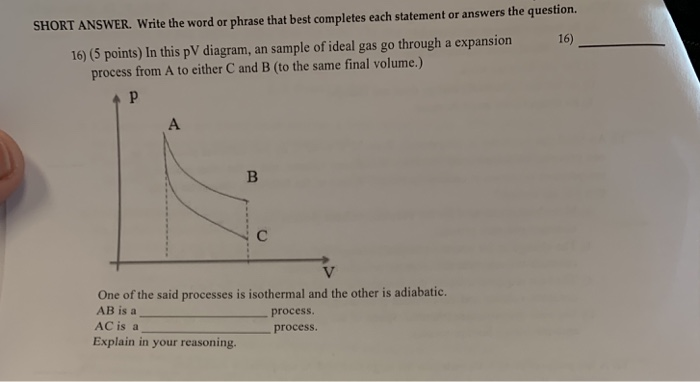 Solved SHORT ANSWER. Write the word or phrase that best | Chegg.com Solved SHORT ANSWER. Write the word or phrase that best | Chegg.com