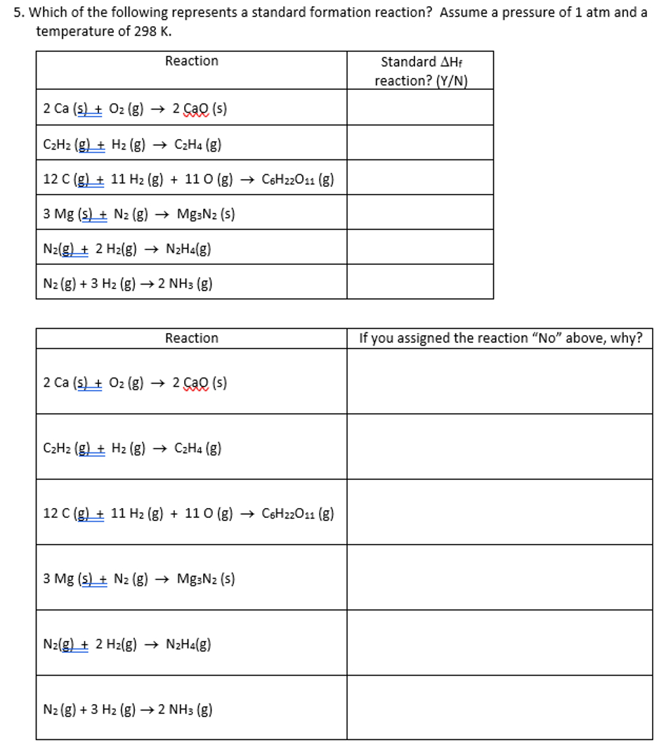 Solved Which of the following represents a standard | Chegg.com