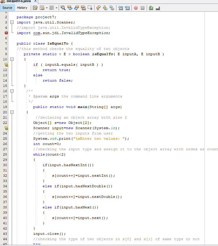 Solved In NetBeans create a new Java project- 20.7 (Generic | Chegg.com