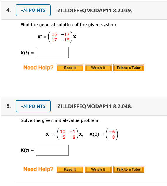 Solved -14 POINTS ZILLDIFFEQMODAP11 8.2.039. Find the | Chegg.com
