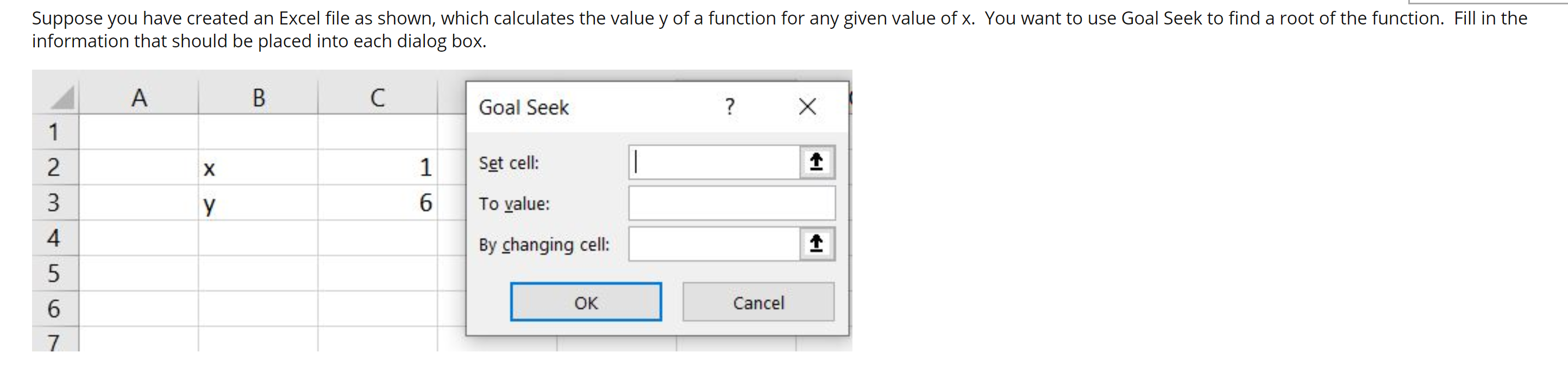 Solved Suppose you have created an Excel file as shown, | Chegg.com