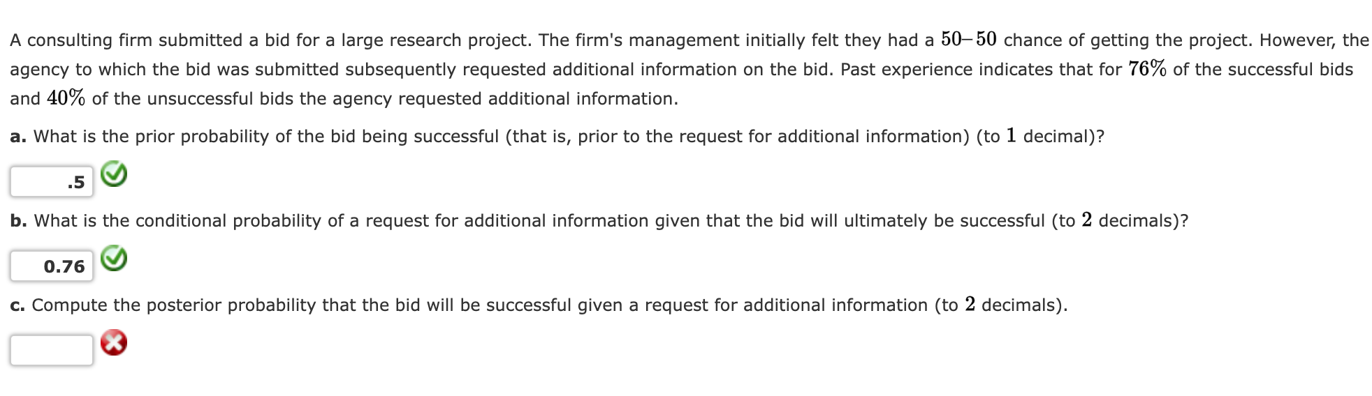 Solved A consulting firm submitted a bid for a large | Chegg.com
