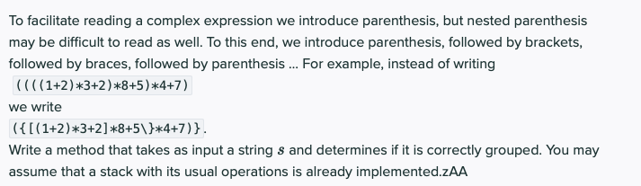 Solved To facilitate reading a complex expression we | Chegg.com