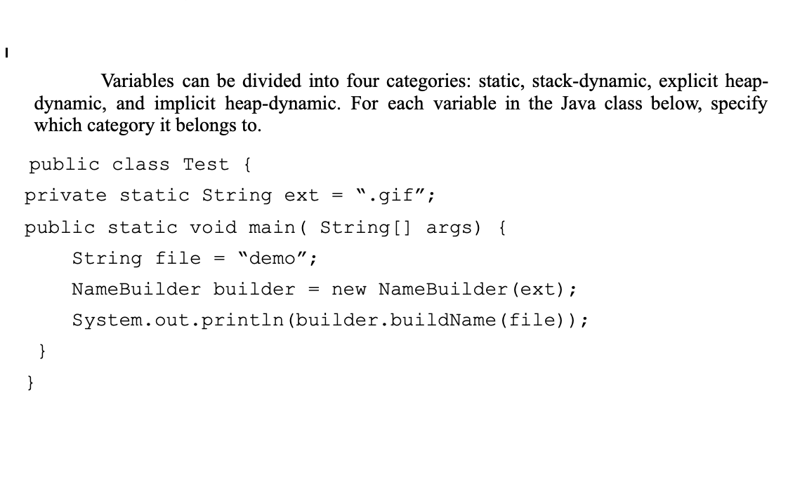 Solved Variables can be divided into four categories: | Chegg.com Solved Variables can be divided into four categories: | Chegg.com