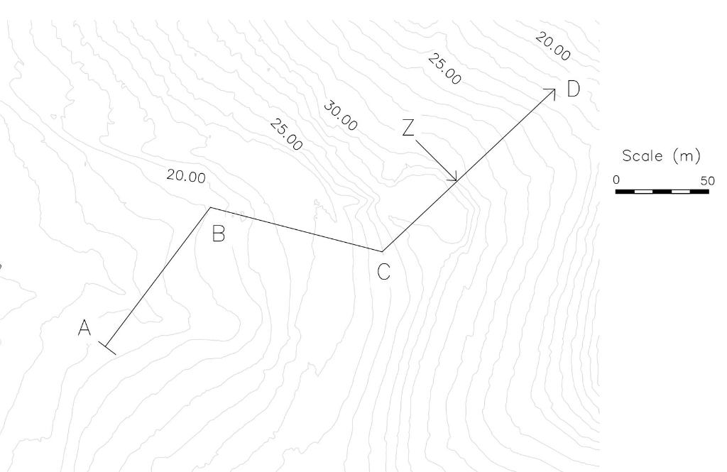 Solved The road shown below is to be designed with a | Chegg.com