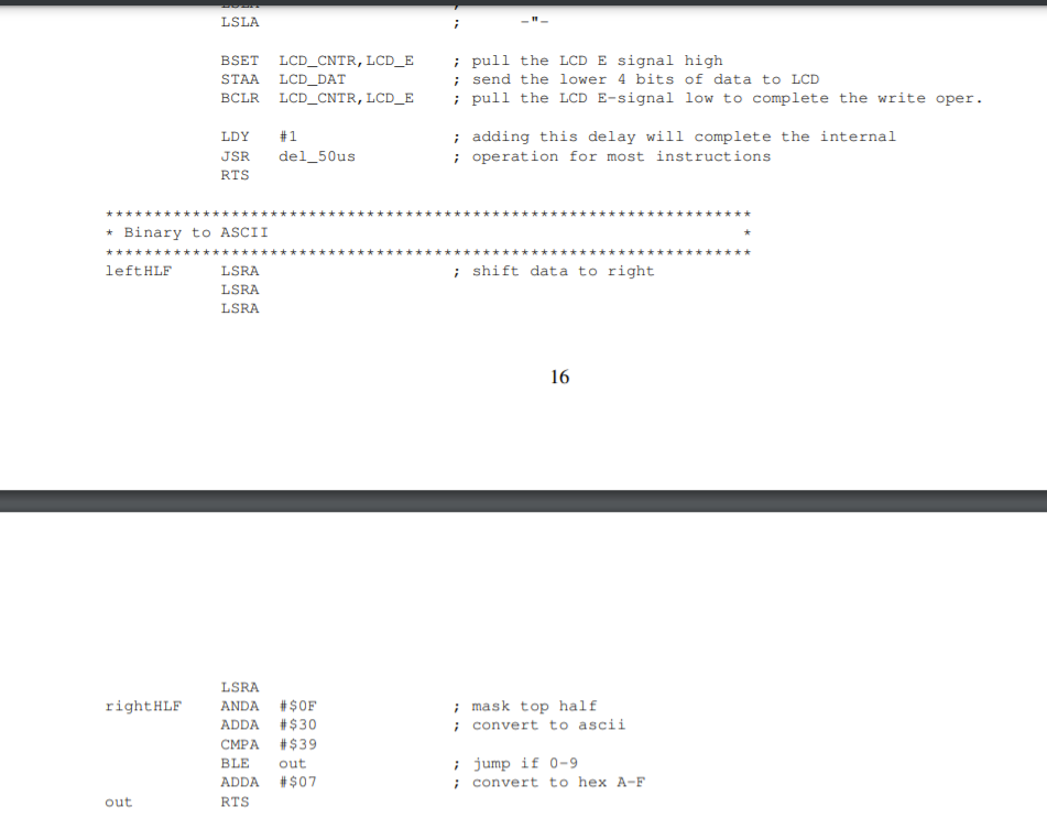 Solved 10 Assignment 2 Display Message And Hex Value Write 8292