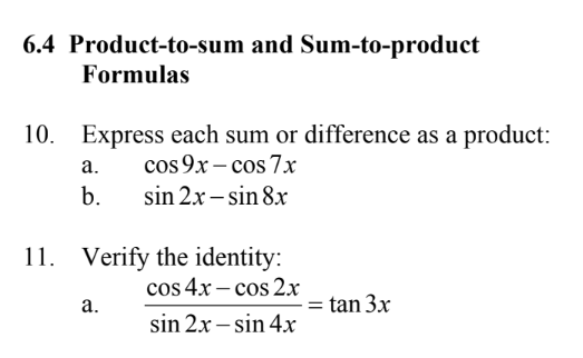 Solved please assist with how to solve these trig proofs | Chegg.com
