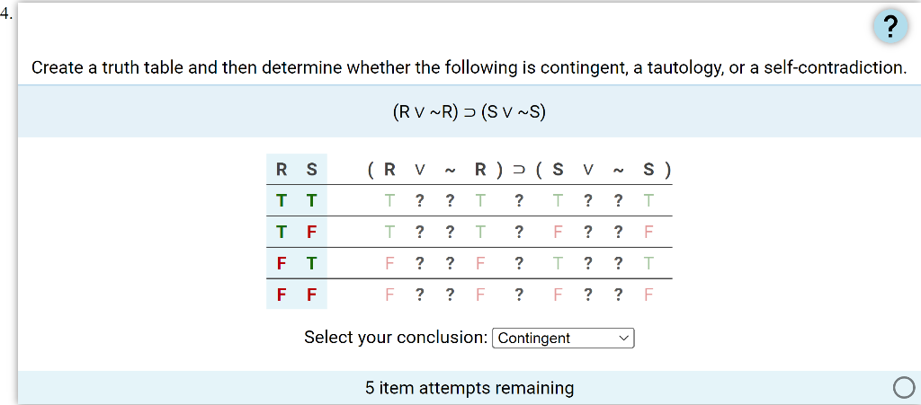 Create a truth table and then determine whether the | Chegg.com
