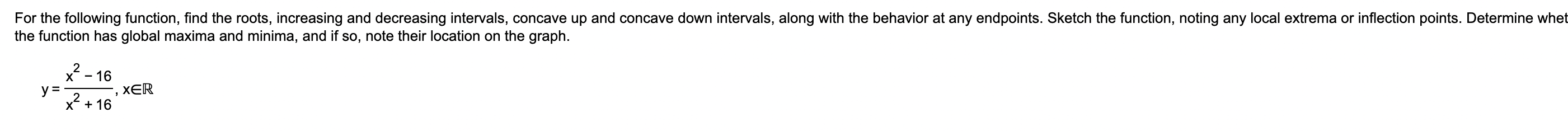 Solved For the following function, find the roots, | Chegg.com