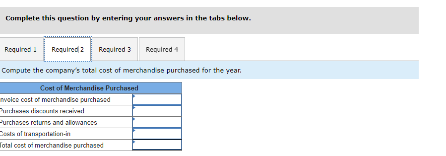 Solved Homework: Merchandising Operations Problems | Chegg.com