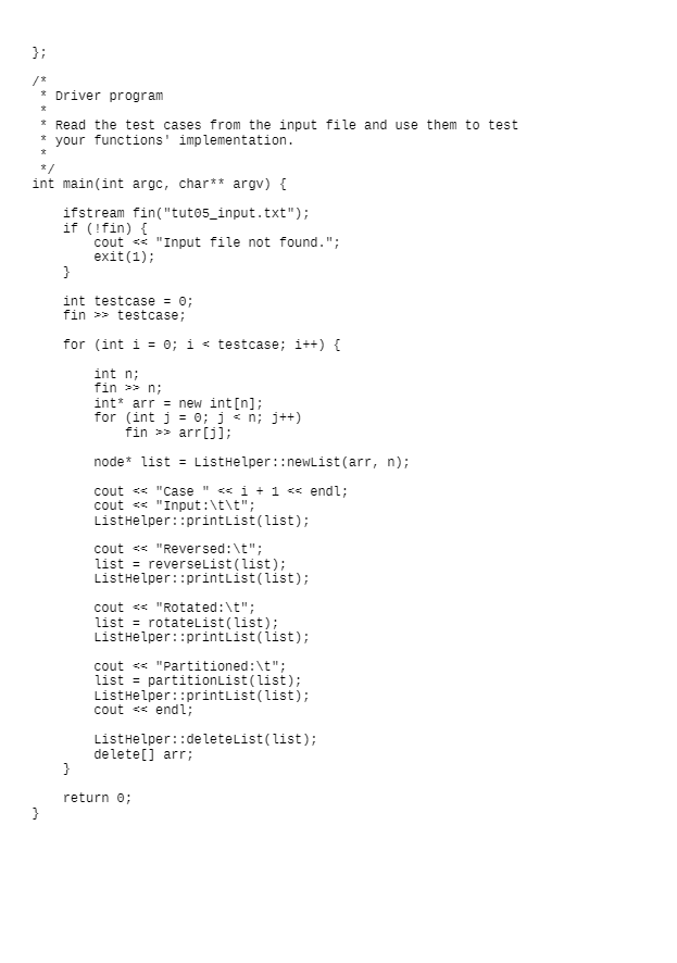 Solved * Instructions: * 1. Only complete the functions | Chegg.com