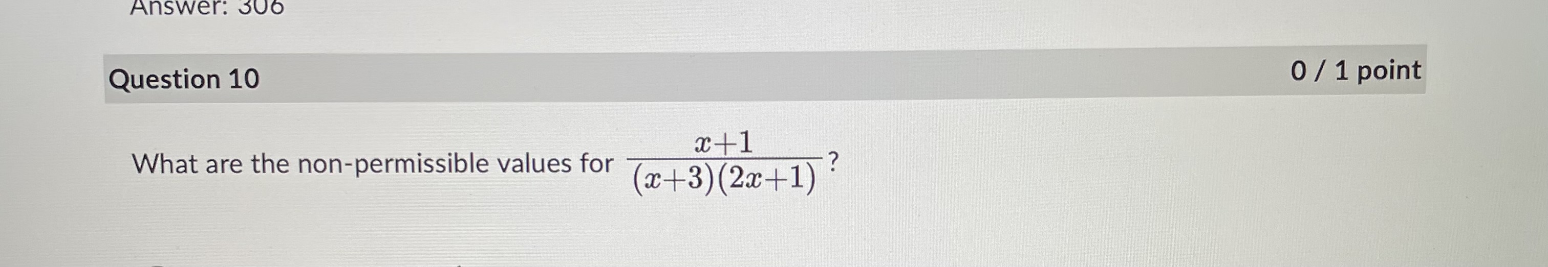 Solved What are the non-permissible values for | Chegg.com