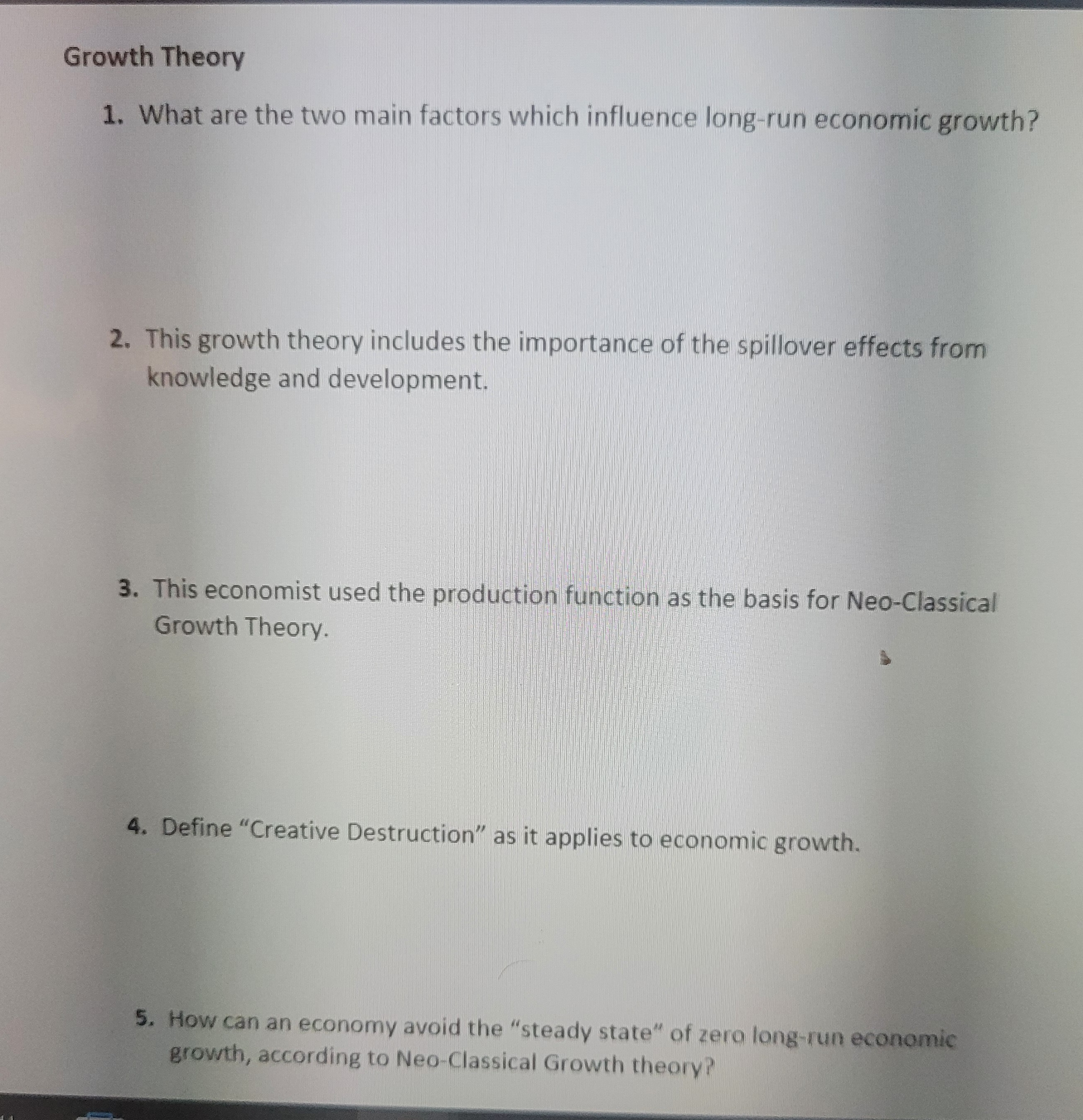 Solved 1. What are the two main factors which influence | Chegg.com