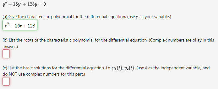 Solved Note: Part (a) is correct. How do you find the roots | Chegg.com