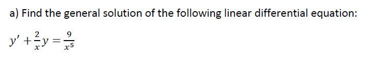 Solved Solve The Initial Value Problem 3y2 E5y Y X