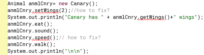 Solved Given the following classes/interfaces: public | Chegg.com