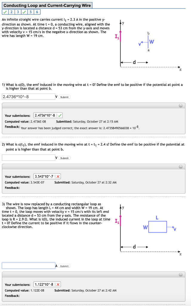 Solved Conducting Loop and Current-Carrying Wire An infinite | Chegg.com