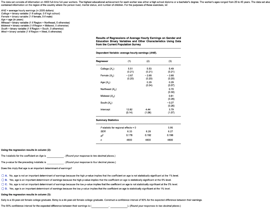 Solved The data set consists of information on 4800 | Chegg.com