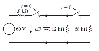 Solved In the circuit shown in (Figure 1), both switches | Chegg.com