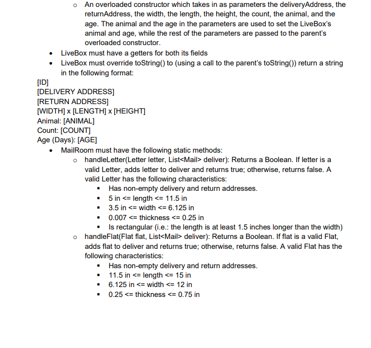 Solved Introduction: Everyday, the United States Postal | Chegg.com