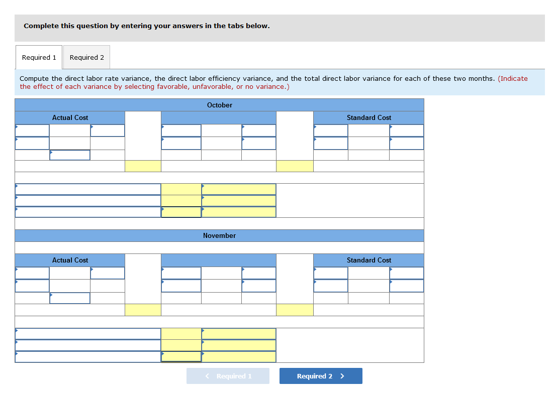 Solved Exercise 8-16 (Algo) Computing and analyzing direct | Chegg.com