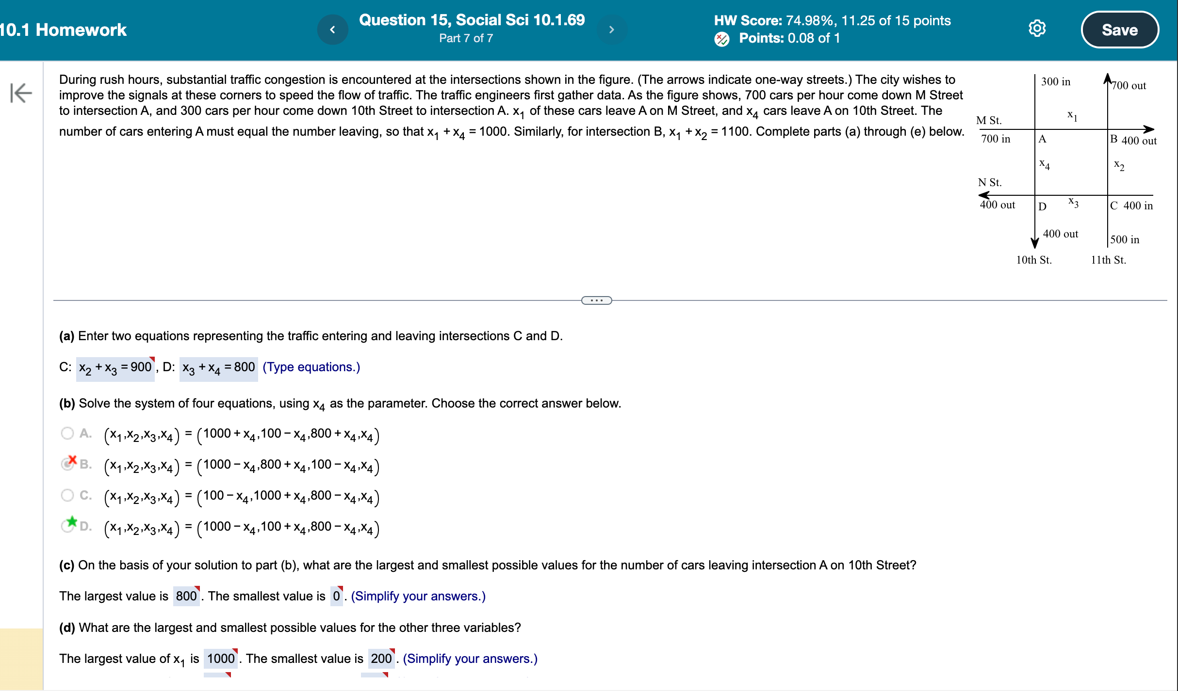 During rush hours, substantial traffic congestion is | Chegg.com