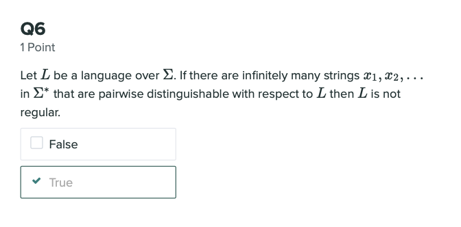 Let L be a language over Σ. If there are infinitely | Chegg.com