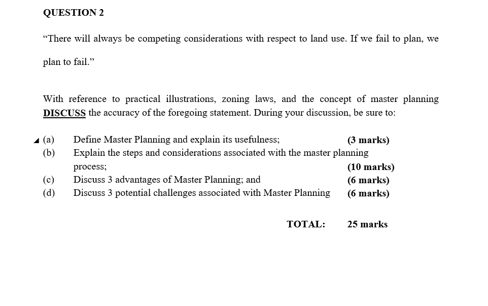 Solved "There will always be competing considerations with | Chegg.com