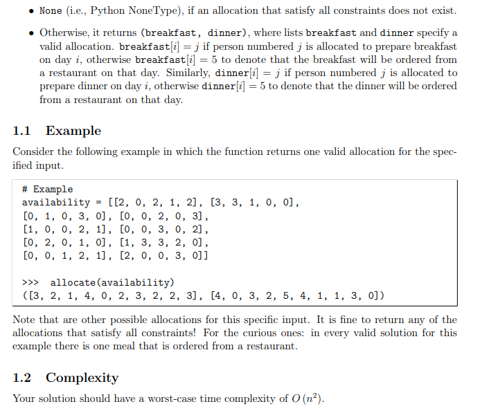 Solved You and your 4 housemates eat breakfast and dinner | Chegg.com